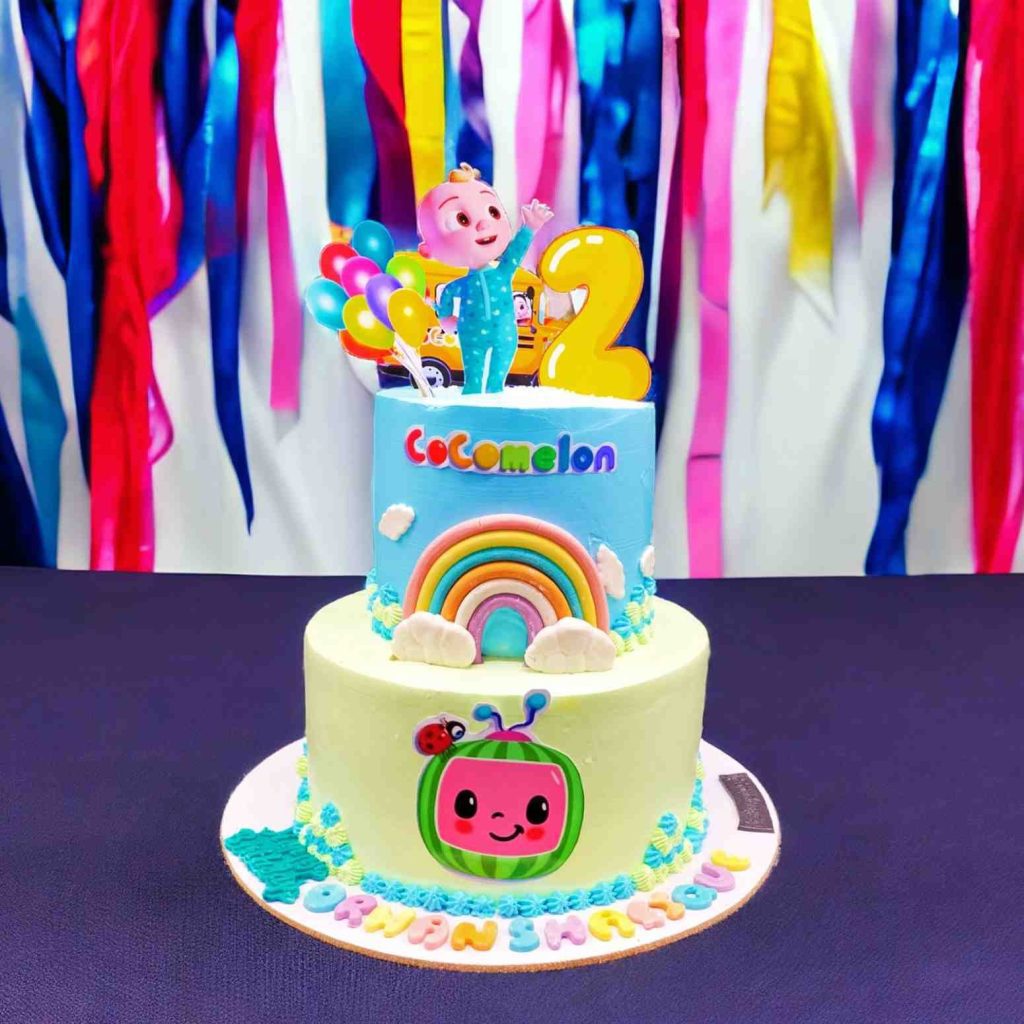 Cocomelon Theme Birthday Cake - BakeryShop